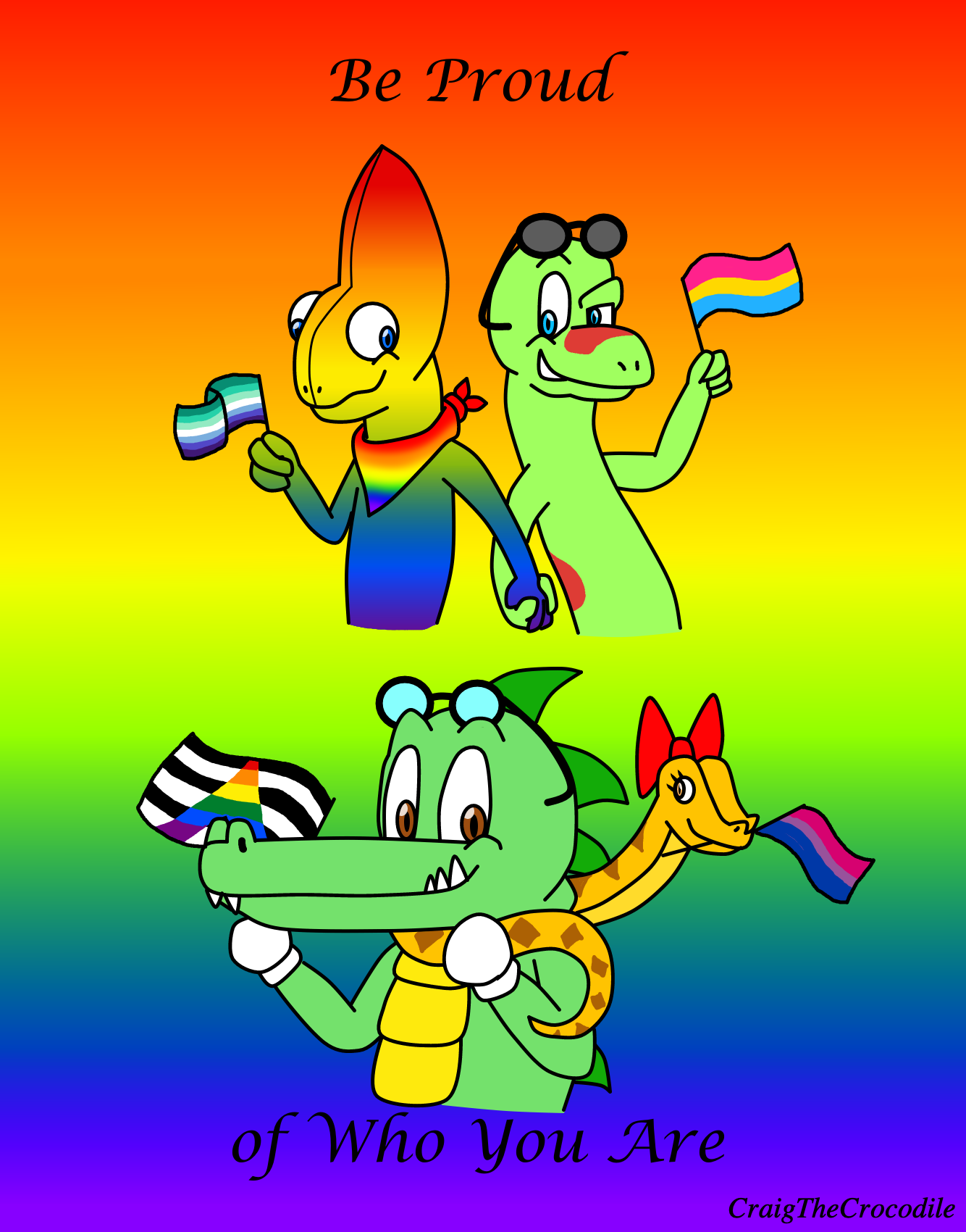 Happy Pride Month! – Craig T. Crocodile
